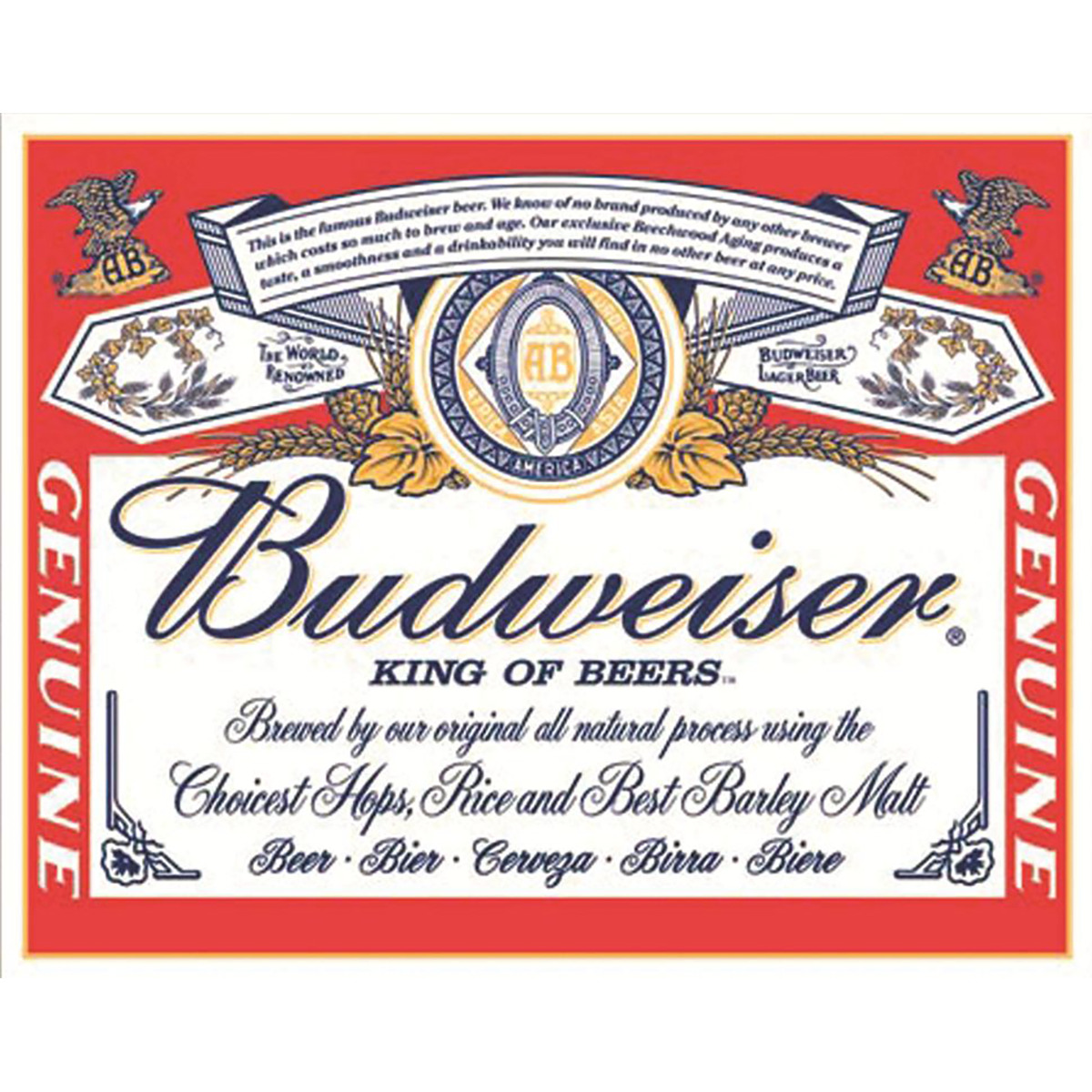Budweiser King Of Beers - Mainly Nostalgic