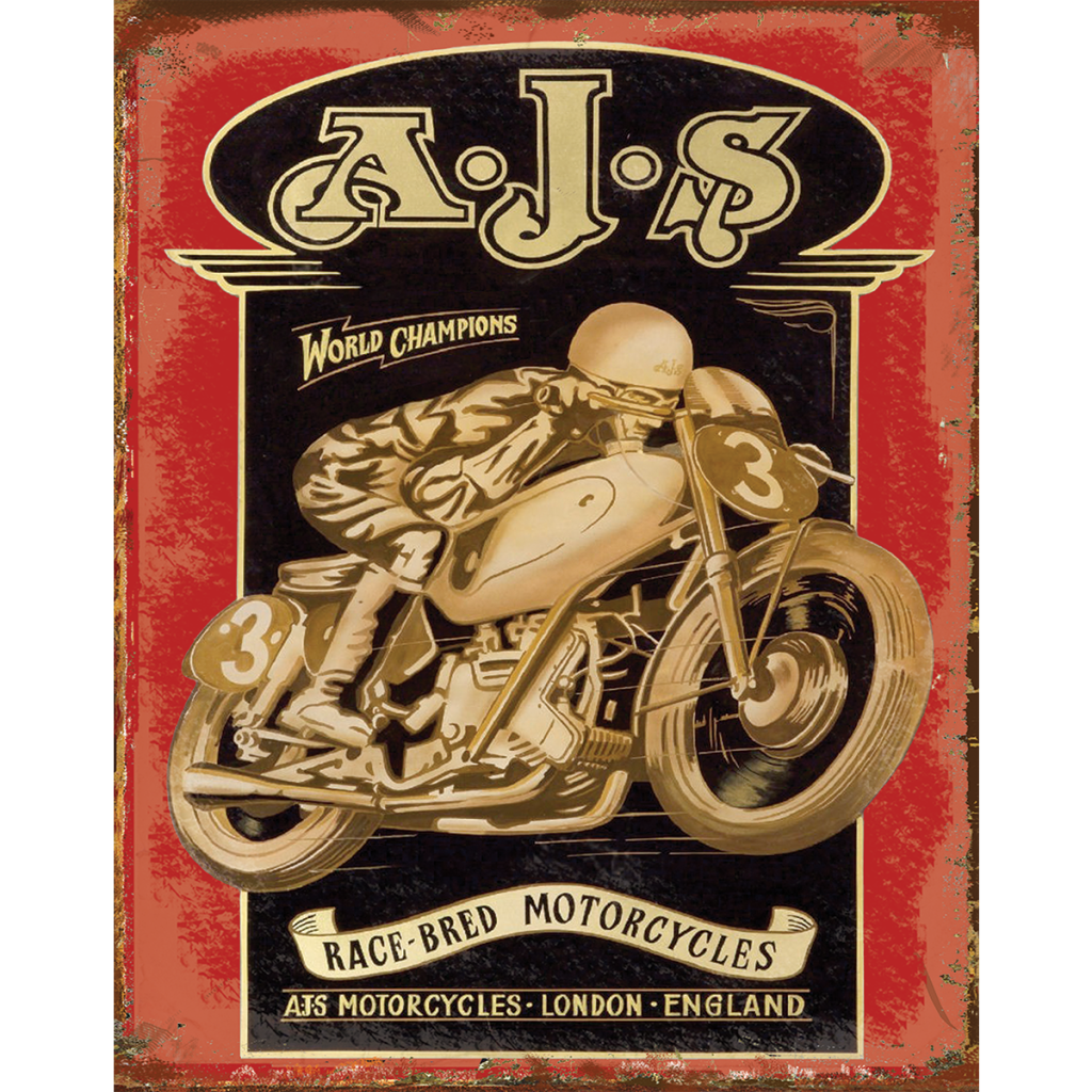 AJS Motorcycle - Mainly Nostalgic